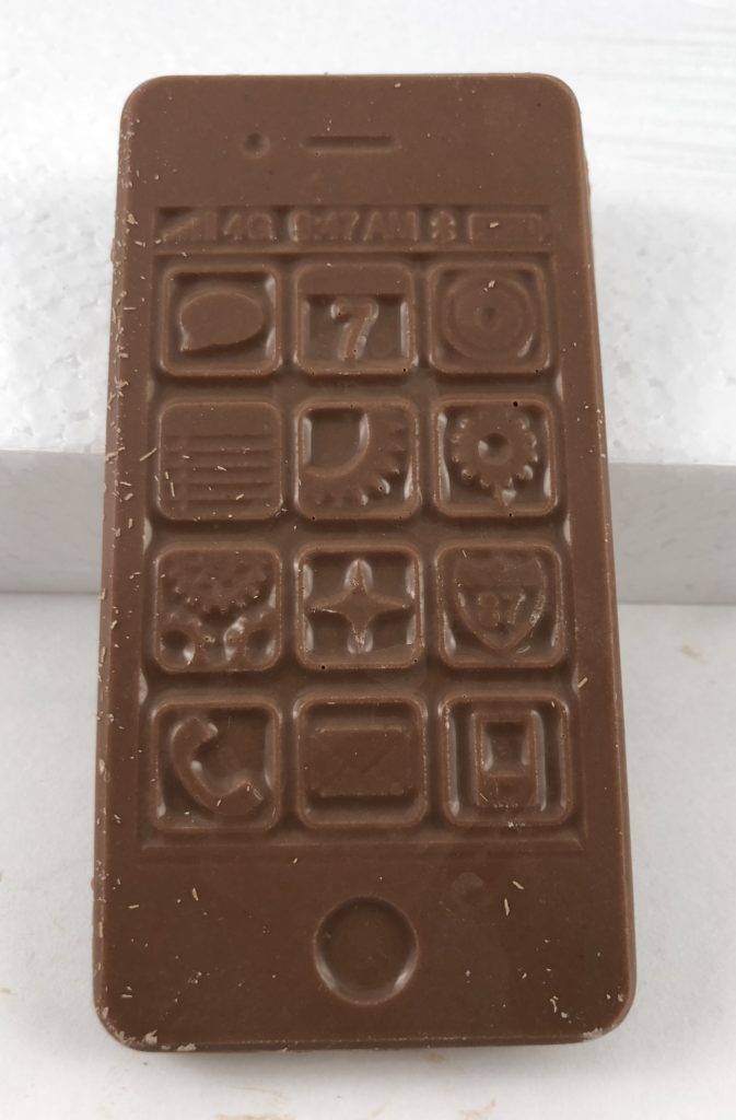 Cell Phone-flat milk chocolate - Fuller's Candies