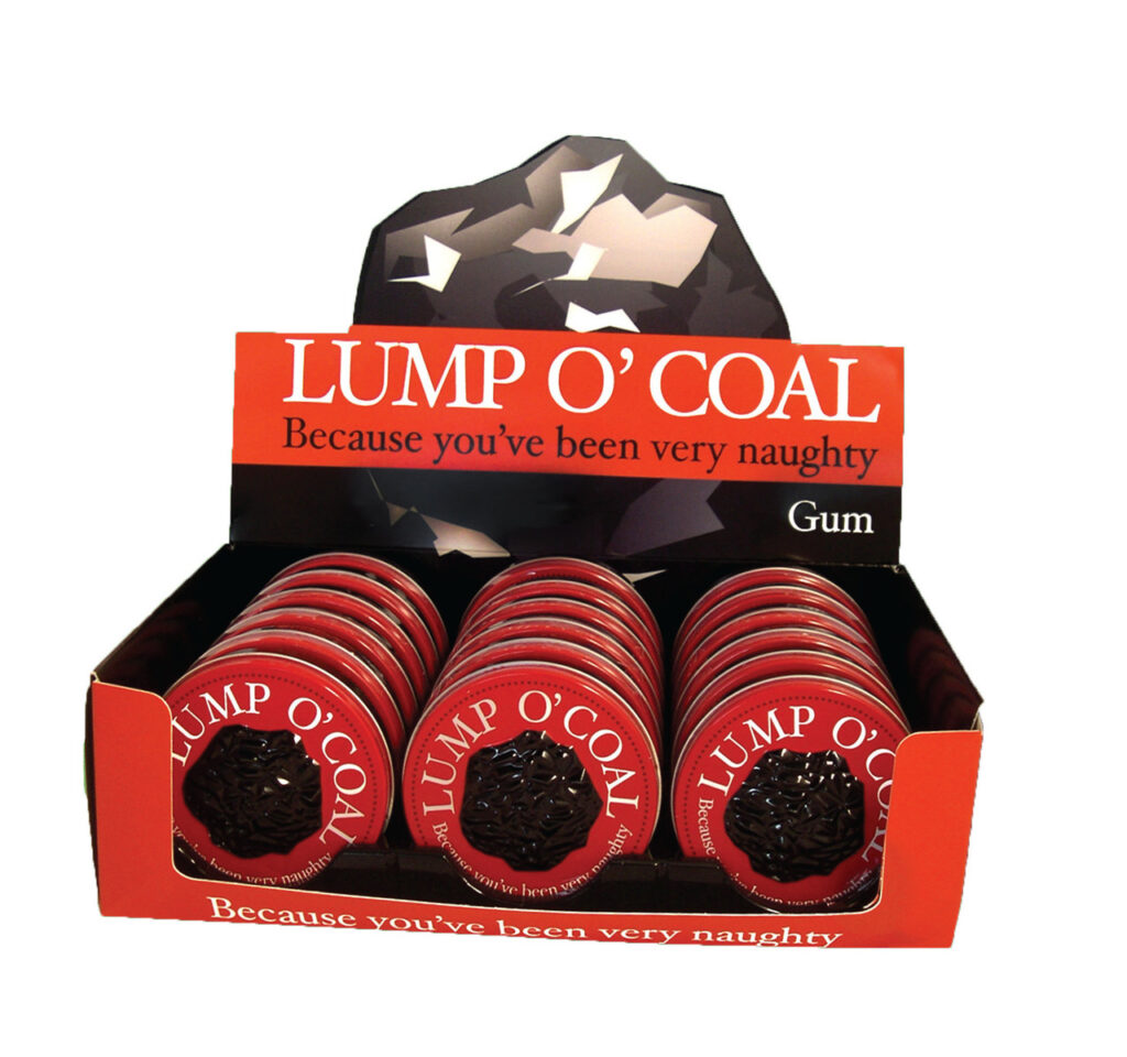 Lump O' Coal Gum Tin - Fuller's Candies